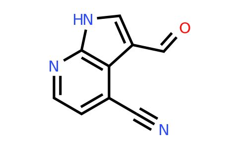 CAS 1000340-48-6 | 3-formyl-1H-pyrrolo[2,3-b]pyridine-4-carbonitrile ...