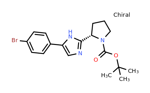CAS 1007882-04-3 | tert-butyl (2S)-2-[5-(4-bromophenyl)-1H-imidazol-2-yl]pyrrolidine-1 ...