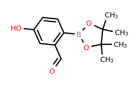 CAS 1038827-60-9 | 5-Hydroxy-2-(4,4,5,5-tetramethyl-1,3,2-dioxaborolan-2-YL)-benzaldehyde - Synblock