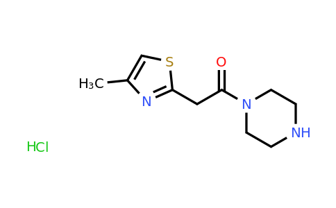 CAS 1052549-44-6 | 2-(4-methyl-1,3-thiazol-2-yl)-1-(piperazin-1-yl)ethan-1-one hydrochloride ...