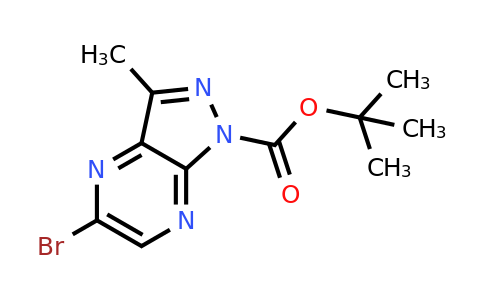 CAS 1131041-61-6 | tert-butyl 5-bromo-3-methyl-1H-pyrazolo[3,4-b]pyrazine-1-carboxylate - Synblock