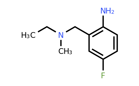 CAS 1153197-61-5 | 2-{[ethyl(methyl)amino]methyl}-4-fluoroaniline ...