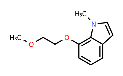 CAS 1158210-35-5 | 7-(2-methoxyethoxy)-1-methyl-indole - Synblock
