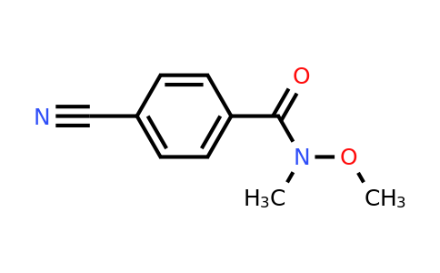 CAS 116332-64-0 | 4-Cyano-N-methoxy-N-methylbenzamide - Synblock