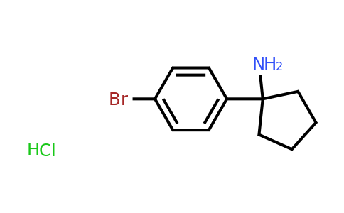 CAS 1172462-36-0 | 1-(4-Bromophenyl)cyclopentanamine hydrochloride ...