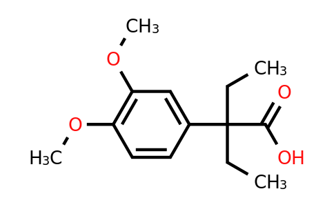 CAS 1184828-98-5 | 2-(3,4-dimethoxyphenyl)-2-ethylbutanoic acid - Synblock