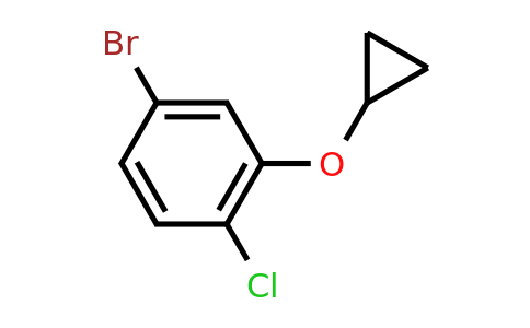 CAS 1201196-54-4 | 4-Bromo-1-chloro-2-cyclopropoxybenzene - Synblock