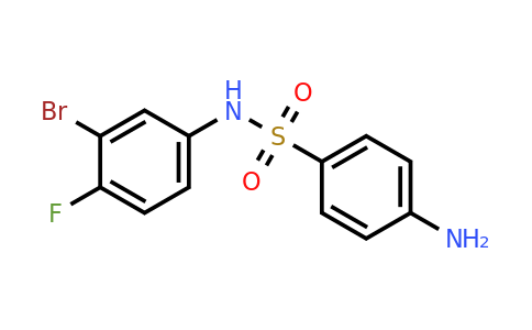 CAS 1208075-85-7 | 4-Amino-N-(3-bromo-4-fluorophenyl)benzenesulfonamide ...
