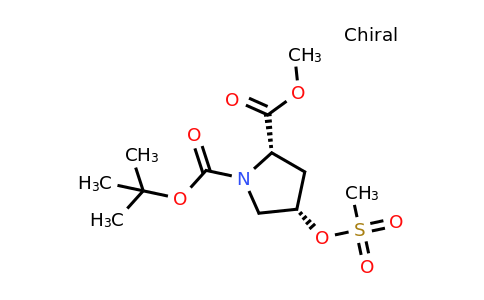 CAS 121147-93-1 | cis-n-boc-4-[(methylsulfonyl)oxy]-l-proline methyl ...