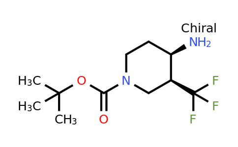 CAS 1227484-42-5 | tert-butyl (3S,4R)-4-amino-3-(trifluoromethyl)piperidine-1-carboxylate - Synblock