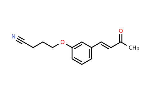 CAS 1240562-50-8 | 4-[3-(3-Oxobut-1-en-1-yl)phenoxy]butanenitrile ...