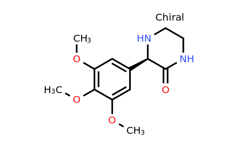 CAS 1240585-58-3 | (R)-3-(3,4,5-Trimethoxy-phenyl)-piperazin-2-one - Synblock