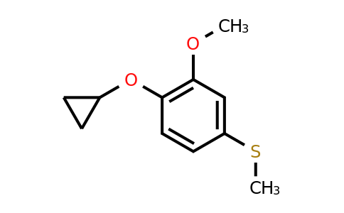 CAS 1243317-91-0 | (4-Cyclopropoxy-3-methoxyphenyl)(methyl)sulfane ...