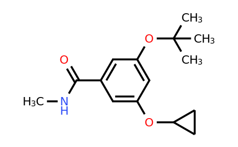 CAS 1243326-55-7 | 3-Tert-butoxy-5-cyclopropoxy-N-methylbenzamide ...
