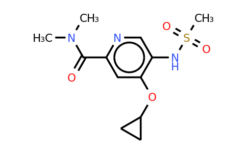 CAS 1243347-15-0 | 4-Cyclopropoxy-N,n-dimethyl-5-(methylsulfonamido ...