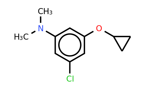 CAS 1243407-39-7 | 3-Chloro-5-cyclopropoxy-N,n-dimethylaniline - Synblock