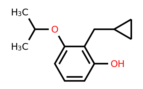 CAS 1243452-57-4 | 2-(Cyclopropylmethyl)-3-isopropoxyphenol - Synblock