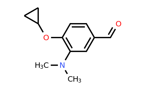 CAS 1243460-25-4 | 4-Cyclopropoxy-3-(dimethylamino)benzaldehyde - Synblock