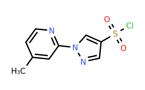 CAS 1247076-12-5 | 1-(4-methylpyridin-2-yl)-1H-pyrazole-4-sulfonyl chloride - Synblock