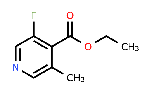 CAS 1256809-70-7 | Ethyl 3-fluoro-5-methylisonicotinate - Synblock