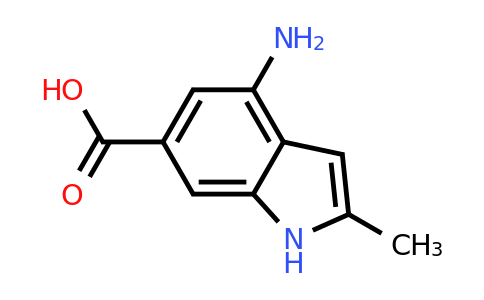 CAS 1260384-99-3 | 4-amino-2-methyl-1H-indole-6-carboxylic acid - Synblock