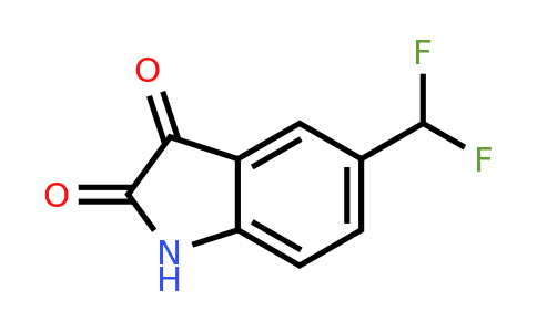 CAS 1344890-69-2 | 5-(Difluoromethyl)indoline-2,3-dione - Synblock