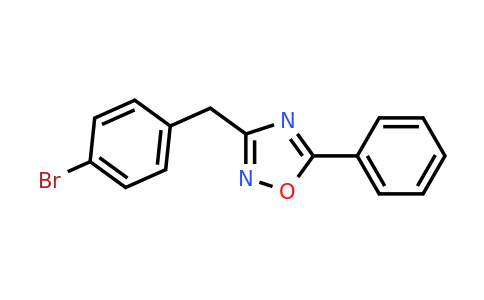 CAS 1345020-60-1 | 3-(4-bromobenzyl)-5-phenyl-1,2,4-oxadiazole - Synblock