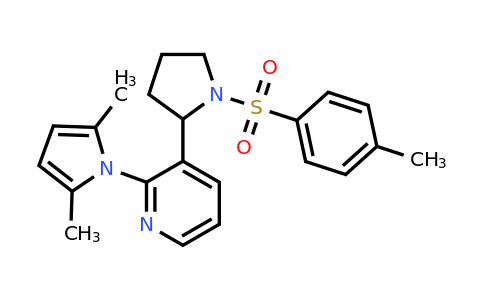 CAS 1352531-62-4 | 2-(2,5-Dimethyl-1H-pyrrol-1-yl)-3-(1-tosylpyrrolidin-2-yl)pyridine - Synblock