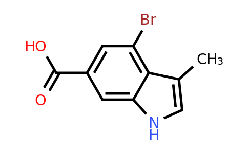 CAS 1360890-98-7 | 4-bromo-3-methyl-1H-indole-6-carboxylic acid - Synblock