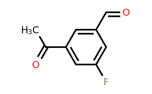 CAS 1393540-25-4 | 3-Acetyl-5-fluorobenzaldehyde - Synblock
