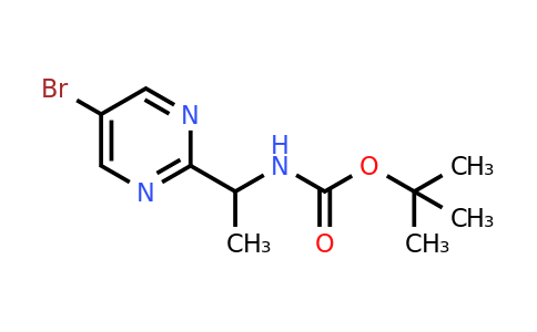 CAS 1393555-19-5 | Tert-butyl 1-(5-bromopyrimidin-2-YL)ethylcarbamate - Synblock