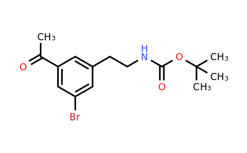 CAS 1393565-79-1 | Tert-butyl 2-(3-acetyl-5-bromophenyl)ethylcarbamate - Synblock