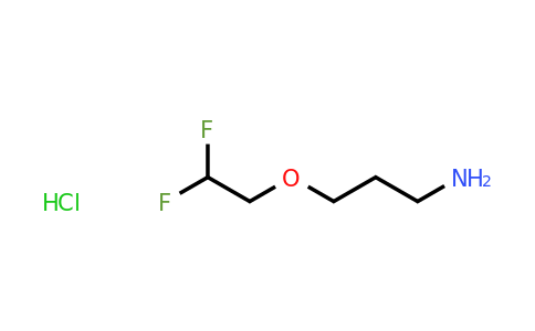 CAS 1394041-00-9 | 3-(2,2-difluoroethoxy)propan-1-amine hydrochloride ...