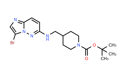 CAS 1417297-96-1 | tert-butyl 4-(((3-bromoimidazo[1,2-b]pyridazin-6-yl)amino)methyl)piperidine-1 ...
