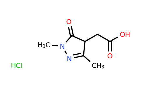 CAS 1423026-22-5 | 2-(1,3-dimethyl-5-oxo-4,5-dihydro-1H-pyrazol-4-yl)acetic acid hydrochloride ...