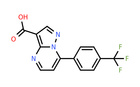 CAS 1423026-63-4 | 7-[4-(trifluoromethyl)phenyl]pyrazolo[1,5-a]pyrimidine-3-carboxylic acid ...