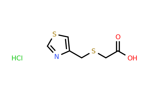 CAS 1423034-33-6 | 2-{[(1,3-thiazol-4-yl)methyl]sulfanyl}acetic acid ...