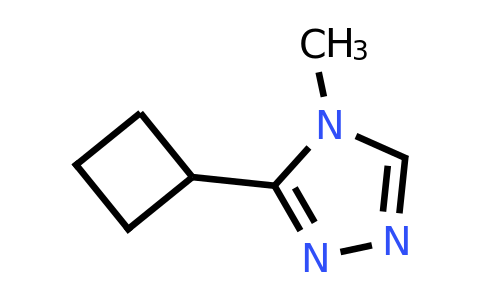 CAS 1443980-03-7 | 3-cyclobutyl-4-methyl-4H-1,2,4-triazole - Synblock
