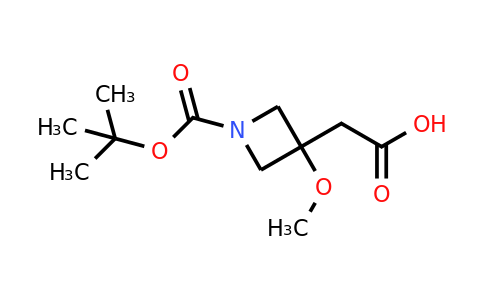 CAS 1445951-15-4 | 2-(1-(tert-Butoxycarbonyl)-3-methoxyazetidin-3-yl)acetic acid - Synblock