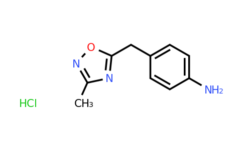 CAS 1461709-33-0 | 4-[(3-methyl-1,2,4-oxadiazol-5-yl)methyl]aniline hydrochloride - Synblock