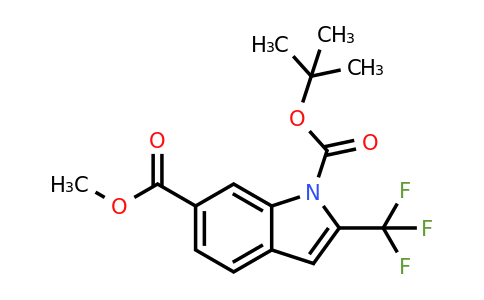 CAS 1492900-83-0 | 1-tert-butyl 6-methyl 2-(trifluoromethyl)-1H-indole ...