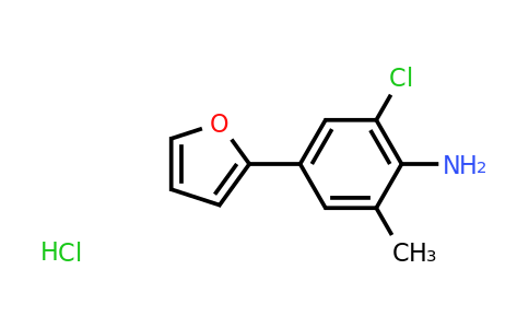 CAS 1565845-72-8 | 2-Chloro-4-(furan-2-yl)-6-methylaniline ...