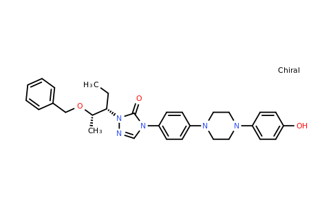 CAS 184177-83-1 | 2-(2(S)-Benzyloxy-1(S)-ethyl-propyl)-4-{4-[4-(4-hydroxy-phenyl)-piperazin-1-yl ...