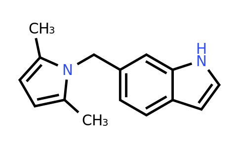 CAS 1956385-58-2 | 6-((2,5-Dimethyl-1H-pyrrol-1-yl)methyl)-1H-indole - Synblock