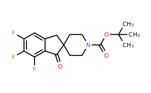 CAS 2245084-47-1 | tert-butyl 5,6,7-trifluoro-1-oxo-spiro[indane-2,4 ...