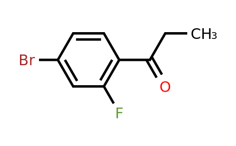 CAS 259750-61-3 | 1-(4-Bromo-2-fluorophenyl)propan-1-one - Synblock