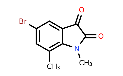 CAS 327982-93-4 | 5-bromo-1,7-dimethyl-2,3-dihydro-1H-indole-2,3-dione - Synblock