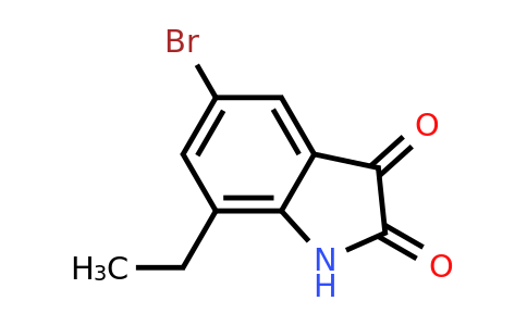 CAS 34921-60-3 | 5-Bromo-7-ethylindoline-2,3-dione - Synblock