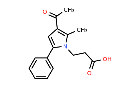 CAS 396123-28-7 | 3-(3-Acetyl-2-methyl-5-phenyl-1H-pyrrol-1-yl)propanoic acid - Synblock