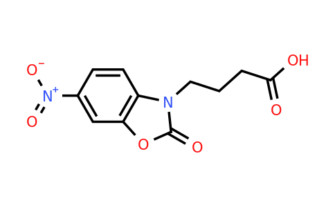 CAS 42142-70-1 | 4-(6-nitro-2-oxo-2,3-dihydro-1,3-benzoxazol-3-yl)butanoic acid - Synblock